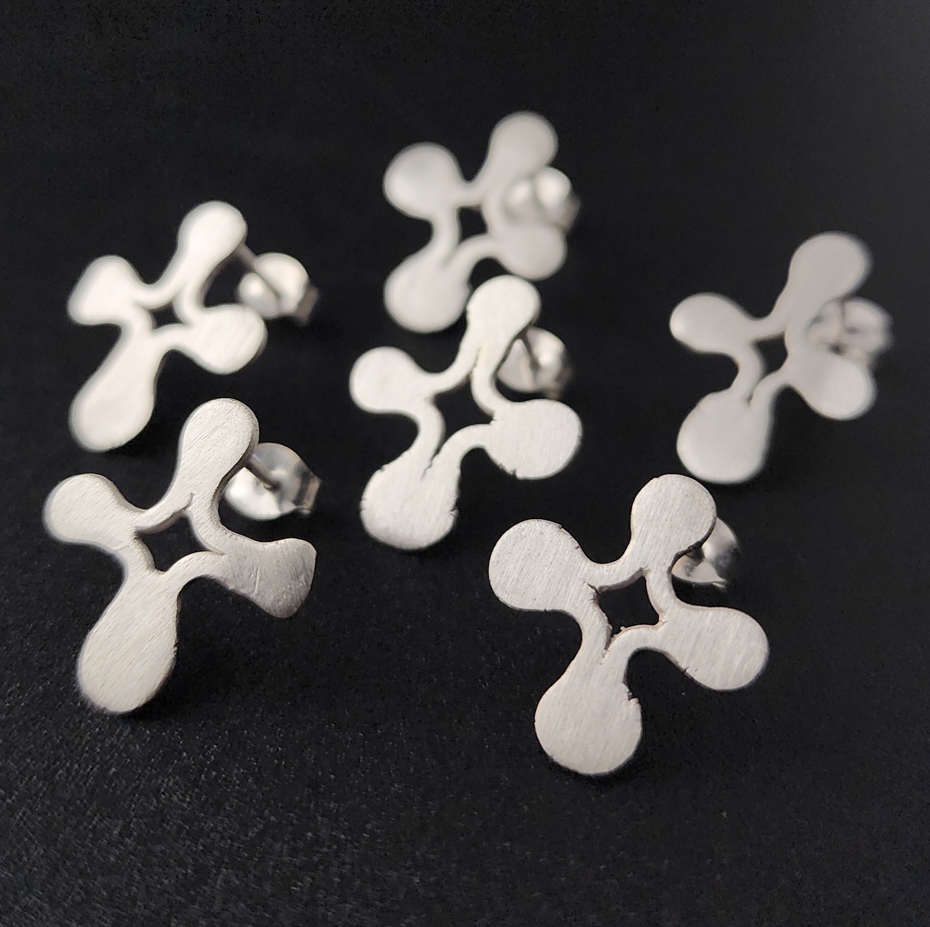 Silver Estrella Stud Earrings – neoancient